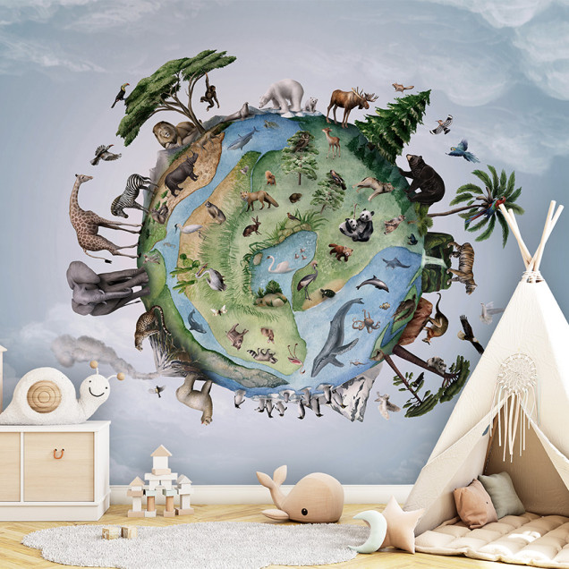 Tapet personalizat cu Animale din întreaga lume | Decoratiuni ...
