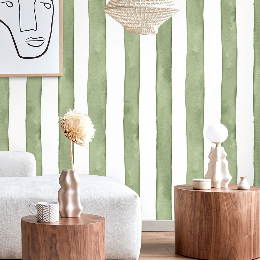 Tapet Linha, Verde, 1.5mp / rola, PaperMint | XTDeco.ro