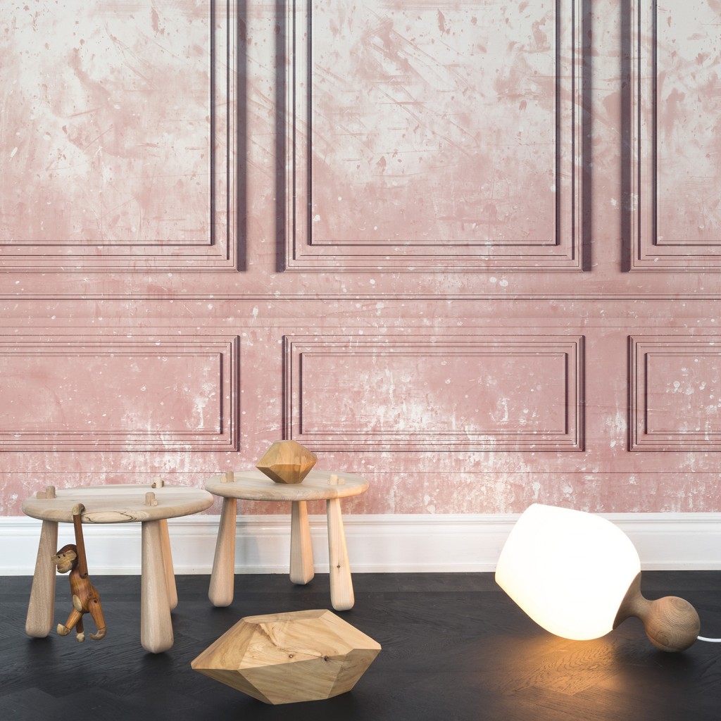 Foto tapet 3D Patinated Panels, Rebel Walls