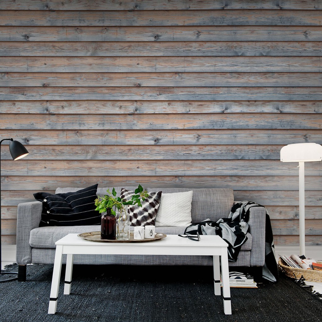 Foto tapet 3D Horizontal Boards, Rebel Walls