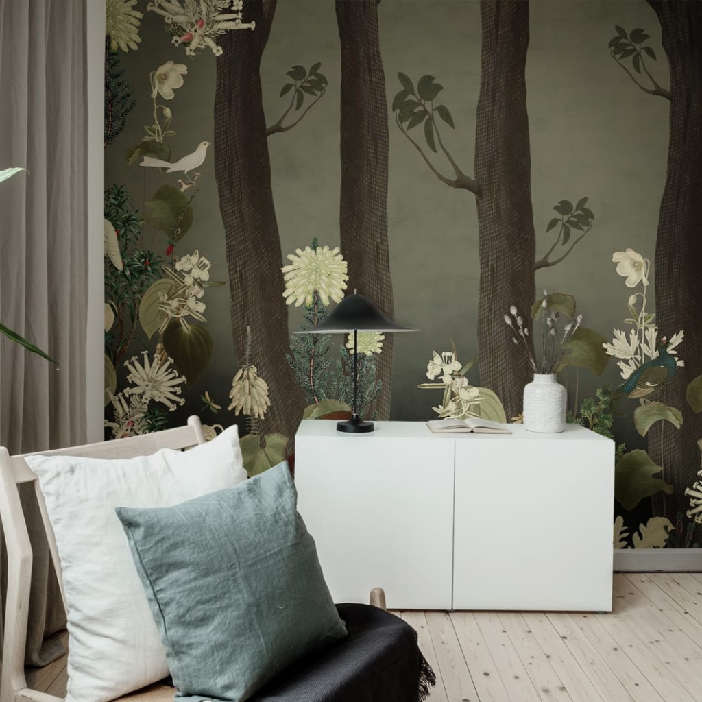 Foto tapet 3D Rabbit Hole, Moss, Rebel Walls