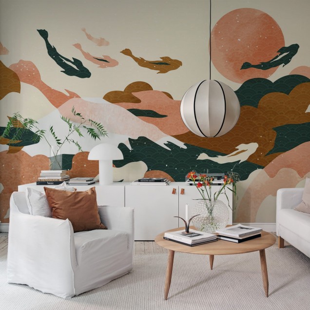 Fototapet Japandi, Rebel Walls | XTDeco.ro