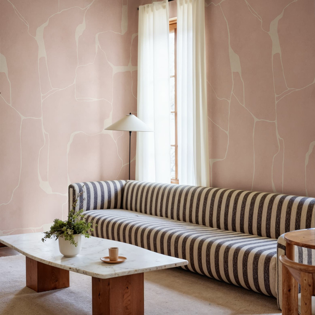 Tapet Abstract Roz - Decor Elegant pentru Casa Ta | XTDeco.ro