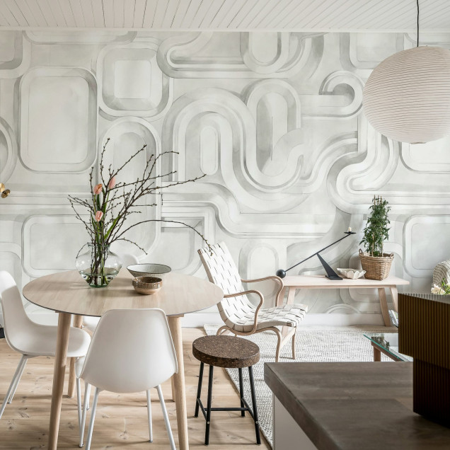 Fototapet Abstract Gri - Design Modern și Elegant | XTDeco.ro