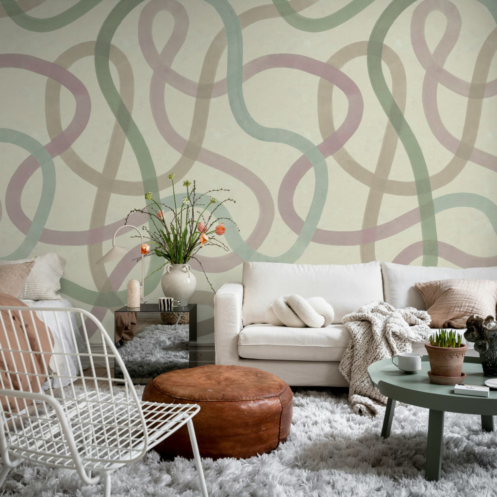 Tapet Abstract Pastelat - Decorează-ți Casa cu Stil | XTDeco.ro