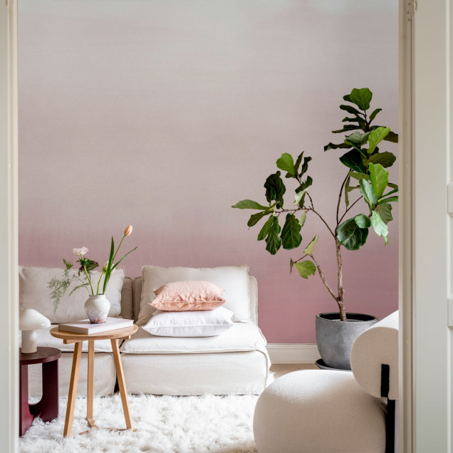 Tapet Gradient Roz - Design Interior Modern | XTDeco.ro