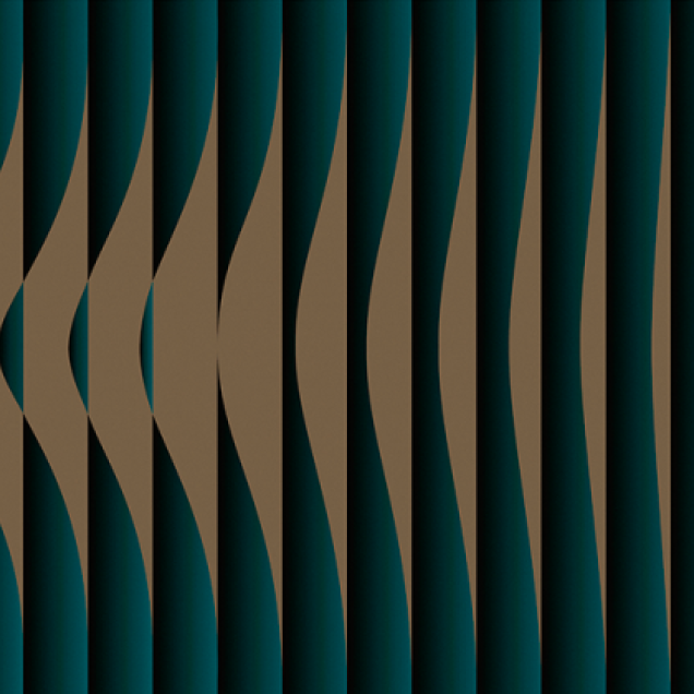 Tapet Design Abstract Bej și Turcoaz | Decor Interior Modern | XTDeco.ro