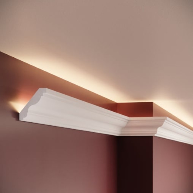 Cornișă decorativă din poliuretan P904 - Eleganță pentru tavan | XTDeco.ro