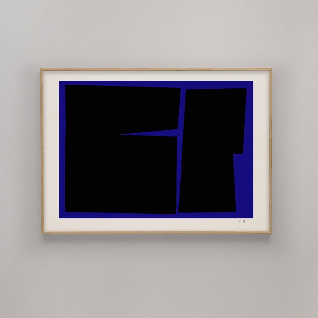 Poster/Tablou Blue Geometric 02, Bycdesign Studio