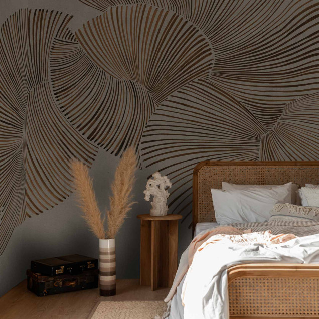 Tapet Abstract Bej - Design Interior Elegant | XTDeco.ro