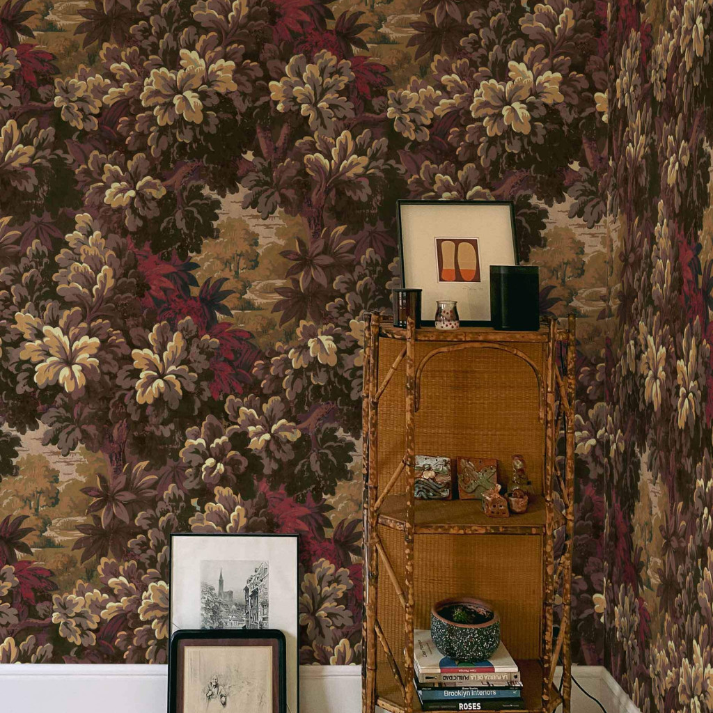 Tapet lavabil Verdure 16TH, Vermillion, Coordonne 5mp / rola