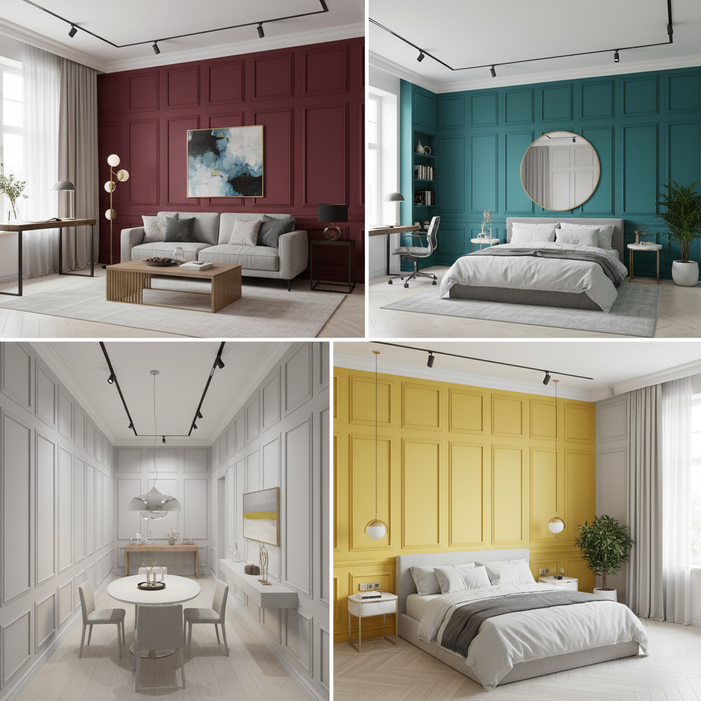 Panouri Decorative MDF Culori RAL - Design Interior Modern | XTDeco.ro